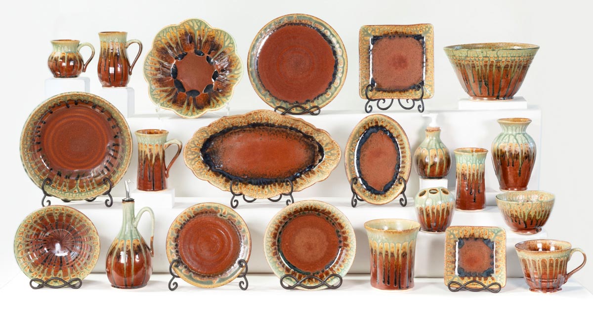 Rustic Red Pottery | Lead Free Pottery | Handmade Pottery